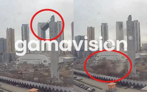 VIDEO: Se derrumba parte de edificio de Snezhkom en Rusia